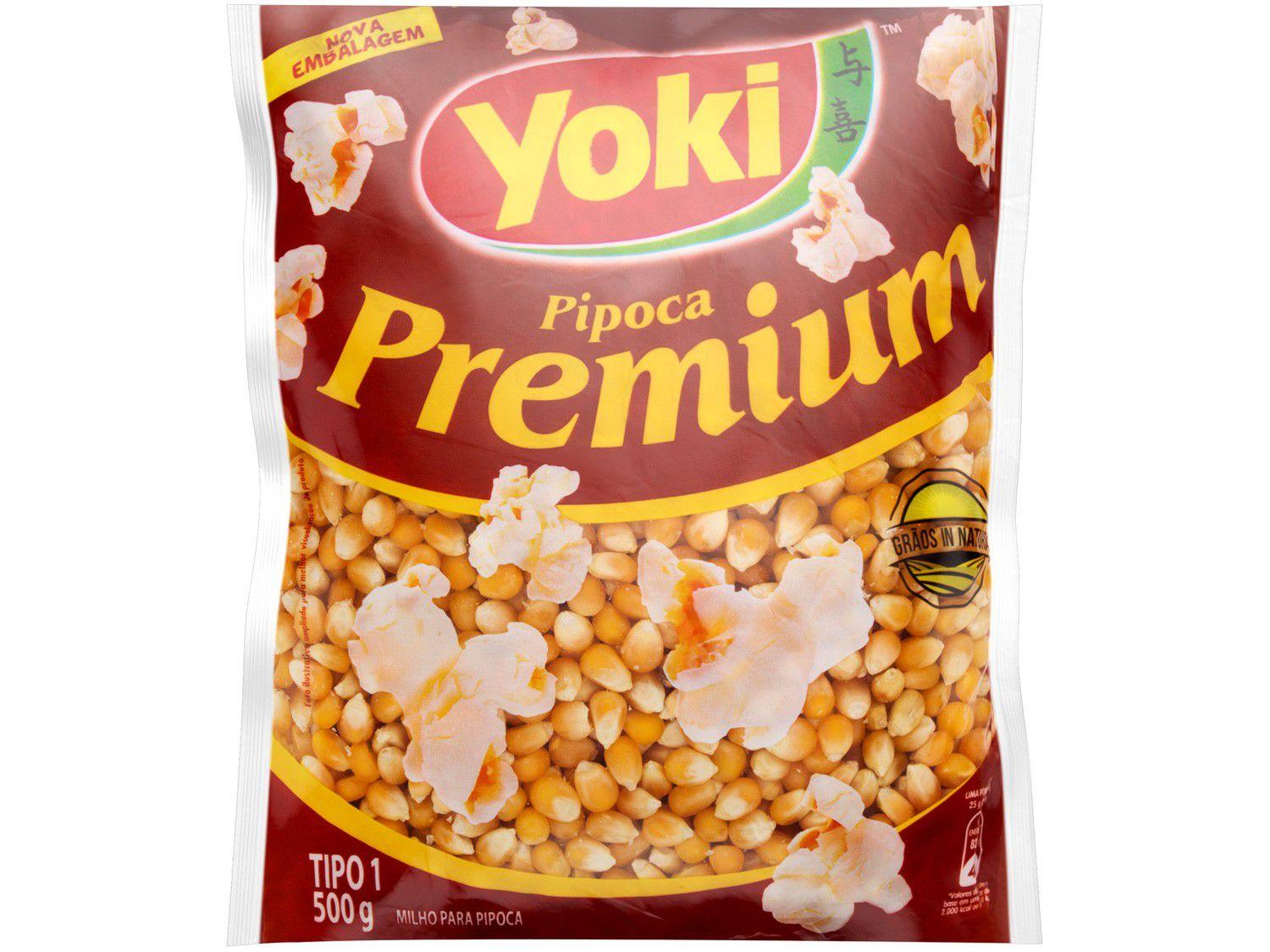 Milho de Pipoca Yoki Premium - 500g - Milho de Pipoca - Magazine Luiza