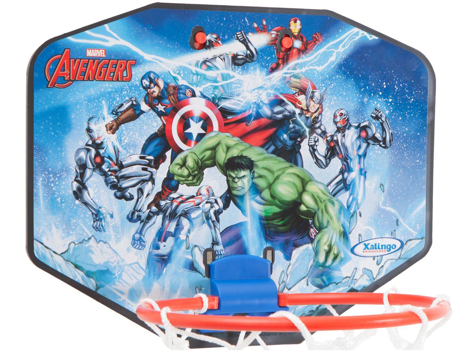 Mini Basket Marvel Avengers - Xalingo - Basquete Infantil - Magazine Luiza