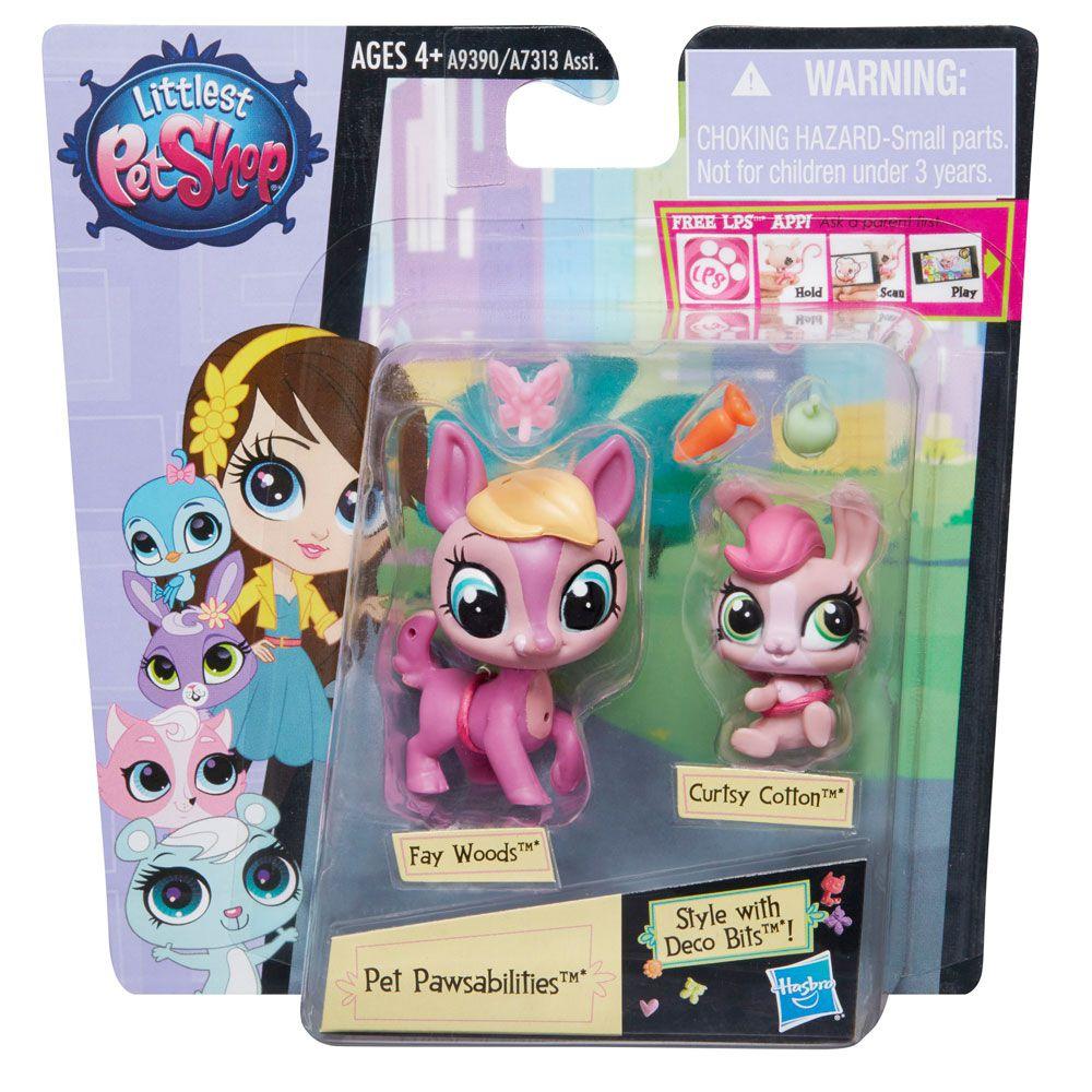 Mini Bonecas Littlest Pet Shop - Fay Woods e Curisy Cotton - Hasbro - Playsets - Magazine Luiza