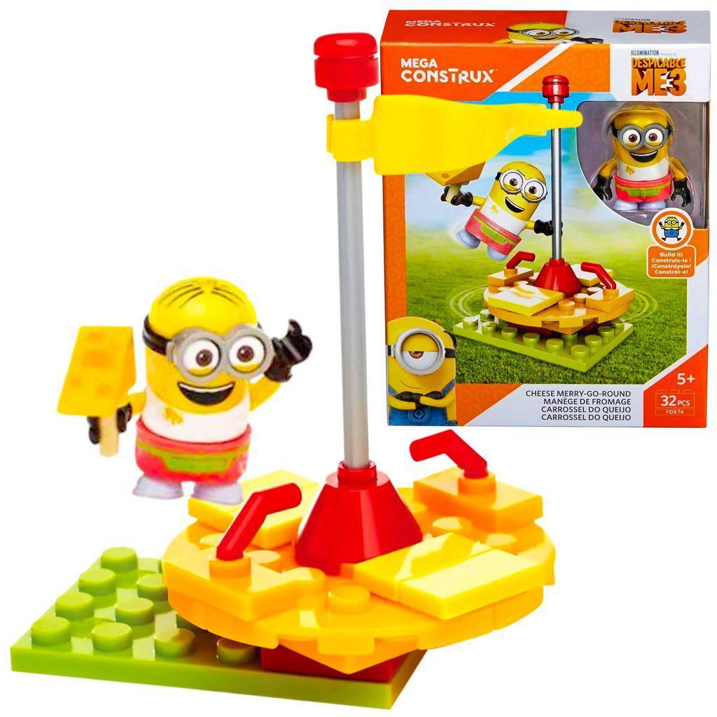 Mini Boneco Minions Mega Construx Carrossel Mattel - Bonecos - Magazine ...