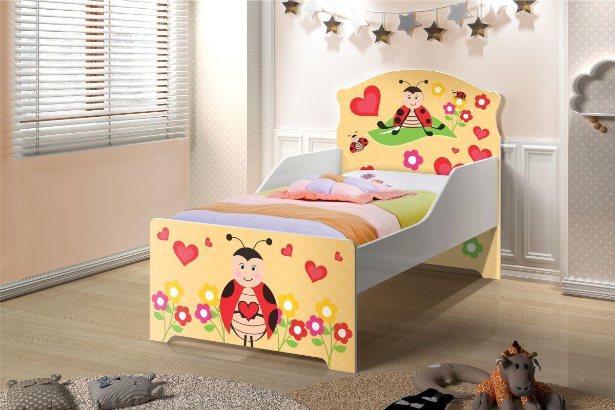 Mini Cama Infantil Pop Menina Joaninha com Colchão - Mais De Casa ...