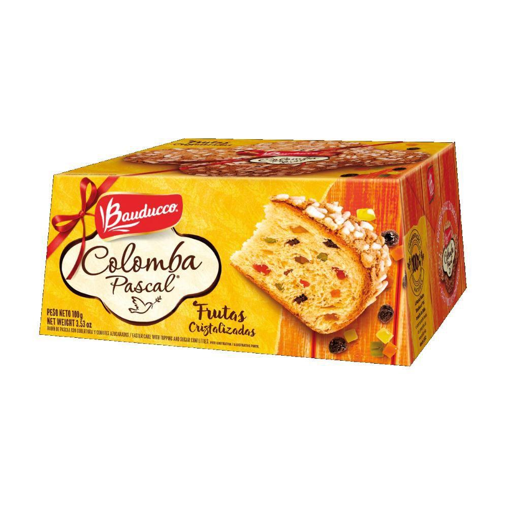 Mini Colomba Pascal Bauducco Frutas Cristalizadas 100g - Colomba Pascal ...