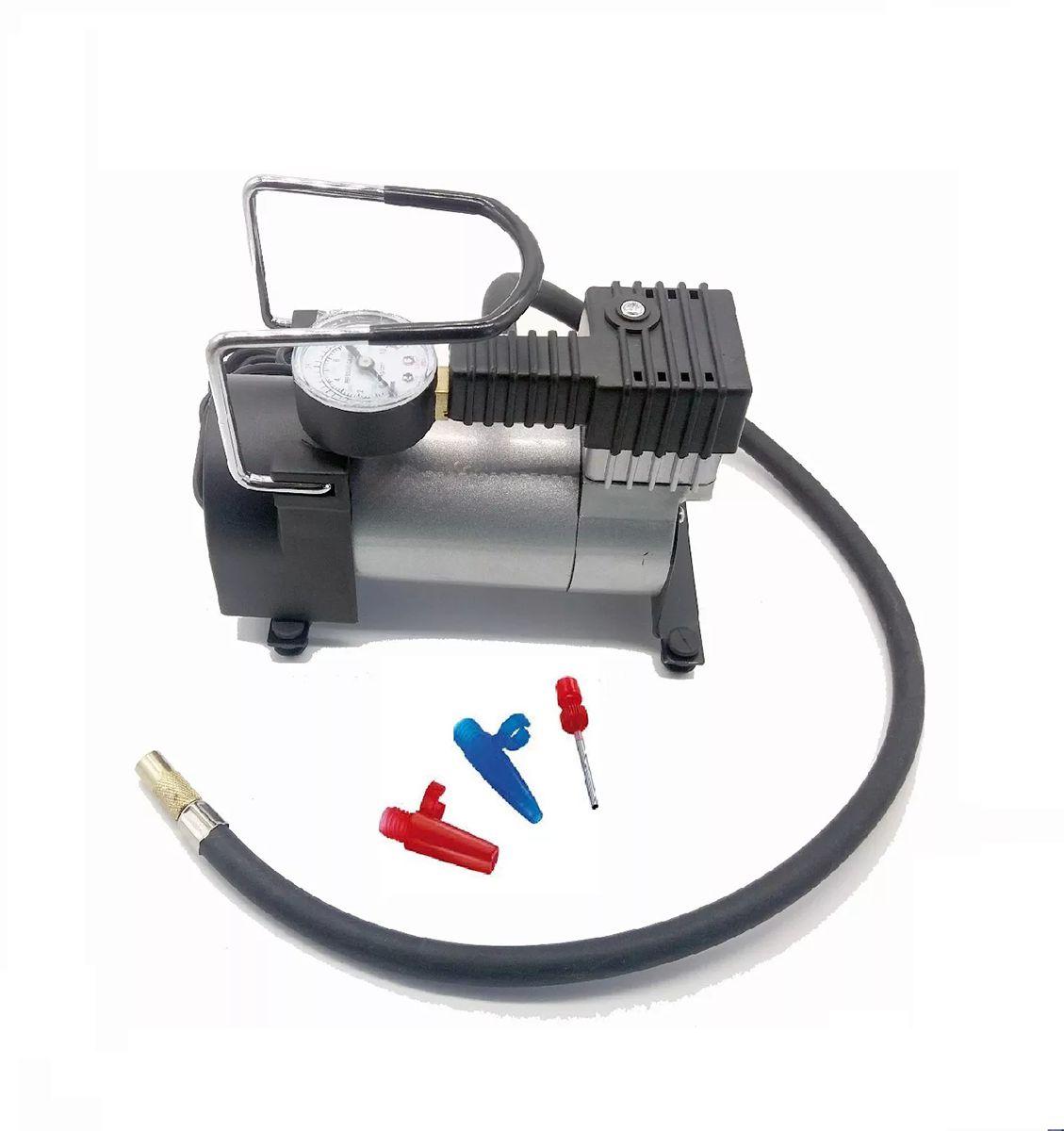 Mini Compressor de Ar Automotivo para pneu e infláveis Portátil ...