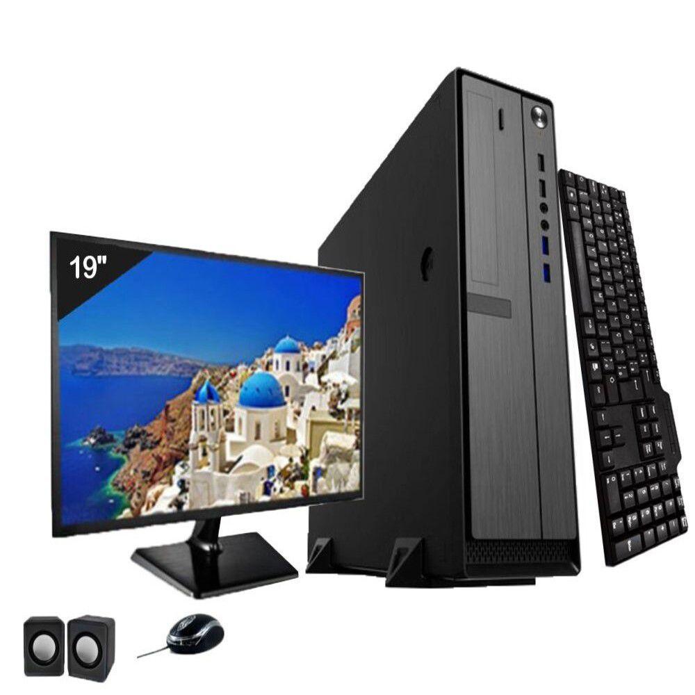 Mini Computador Icc Sl1841cm19 Intel Dual Core 4gb Hd 500gb Dvdrw Kit ...