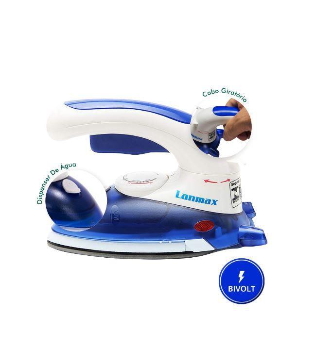 Mini Ferro de Passar a Vapor Bivolt Lanmax LM-558 - Ferro a Vapor ...