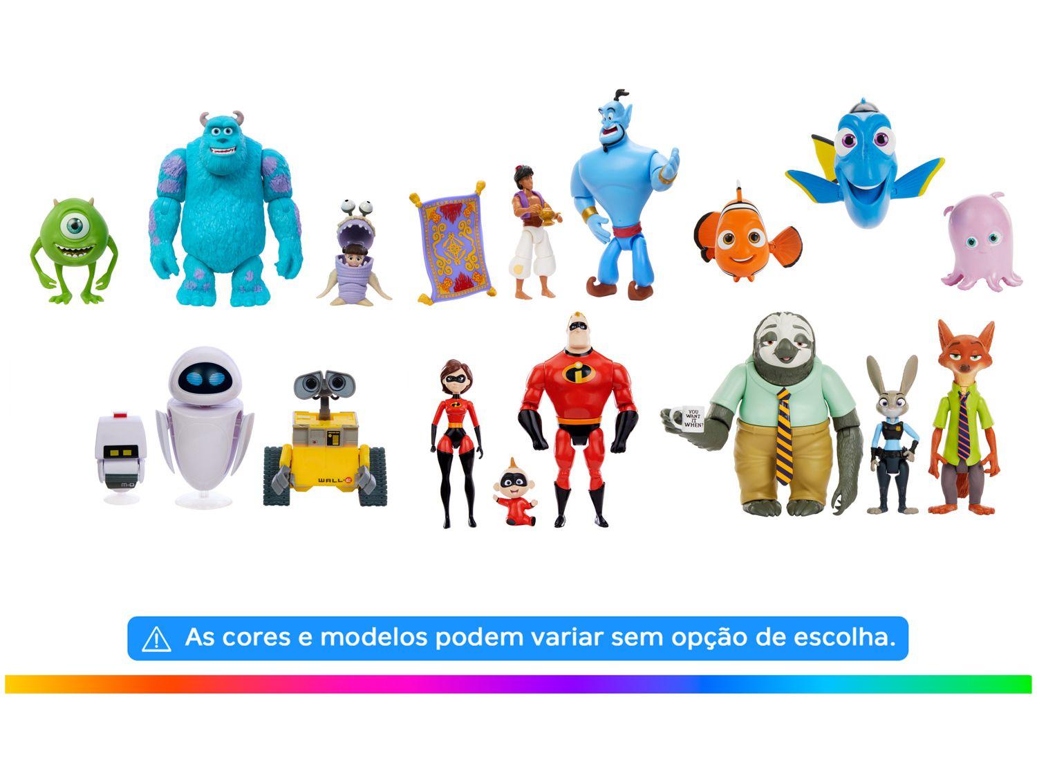Mini Figura Disney Pixar Storytellers Mattel 3 Unidades