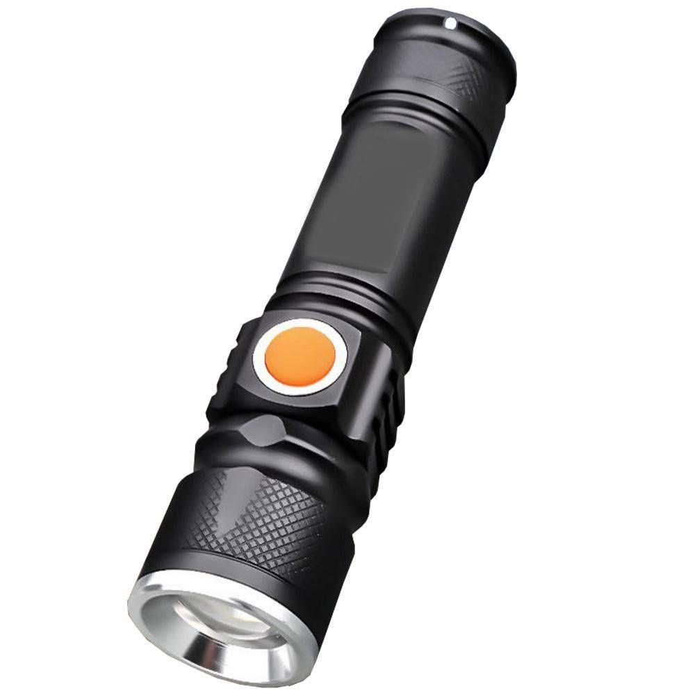 Mini Lanterna Tática Super Potente Led Recarregável USB C/ Zoom - Inn ...