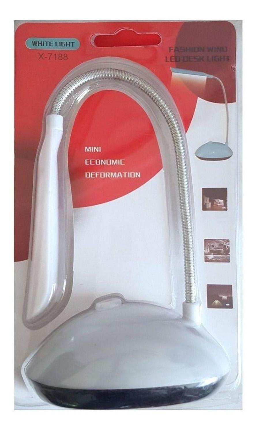 Mini Luminária De Mesa com 4 Led's P/ leitura 360º Flexível - Cobtable ...