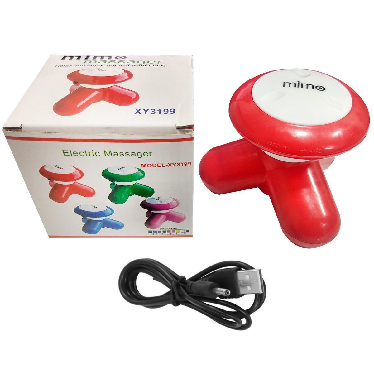 Mini Massageador Elétrico Portátil Pessoal Corporal Mimo - Massageador ...