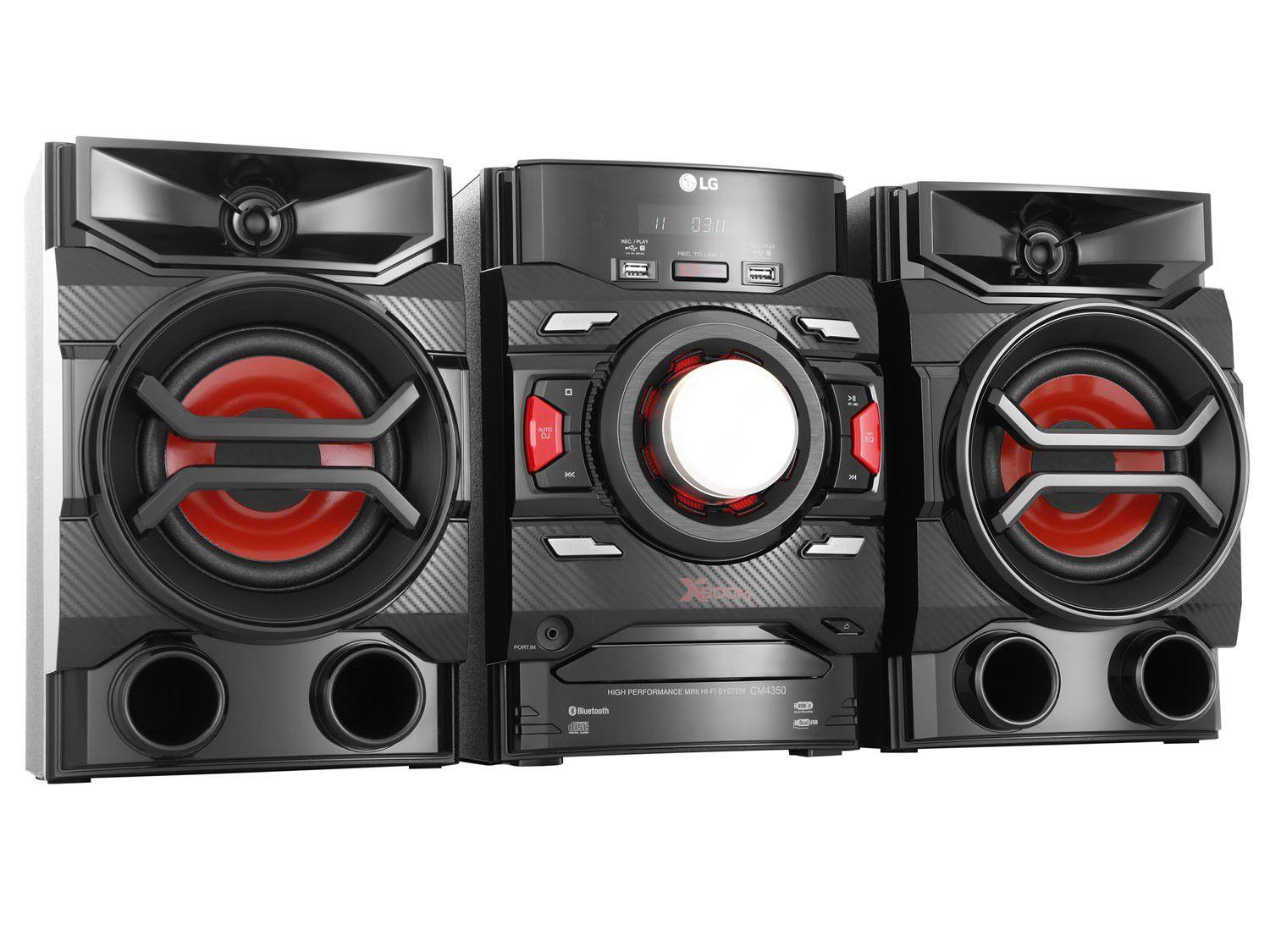 Mini System LG Bluetooh USB MP3 Rádio AM/FM 220W - CM4350 - Mini System ...