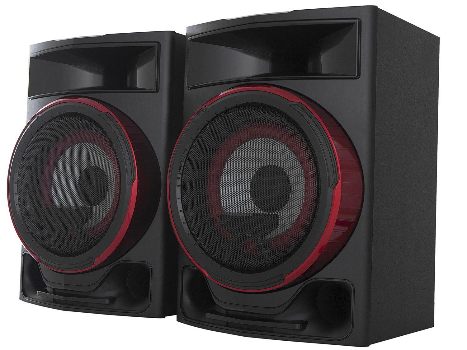 Mini System LG Bluetooth 1800W CD Player - AM/FM USB X Boom CJ87 - Mini ...