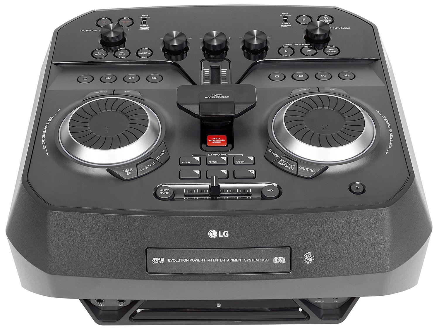 Mini System LG Bluetooth 4100W CD Player - AM/FM MP3 USB Xboom CK99 ...