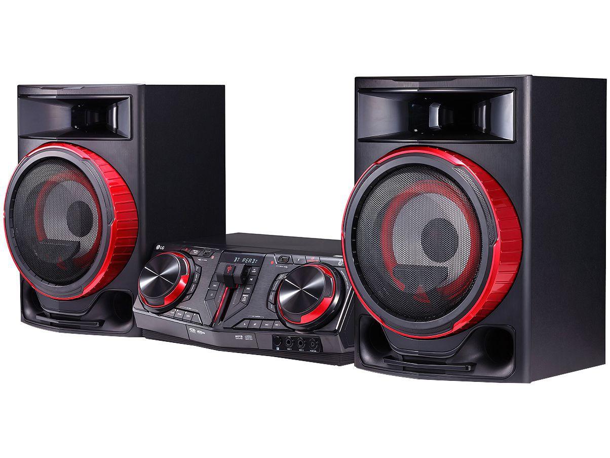 Mini System LG Bluetooth Dual USB MP3 CD Player - Rádio AM/FM 1800W ...