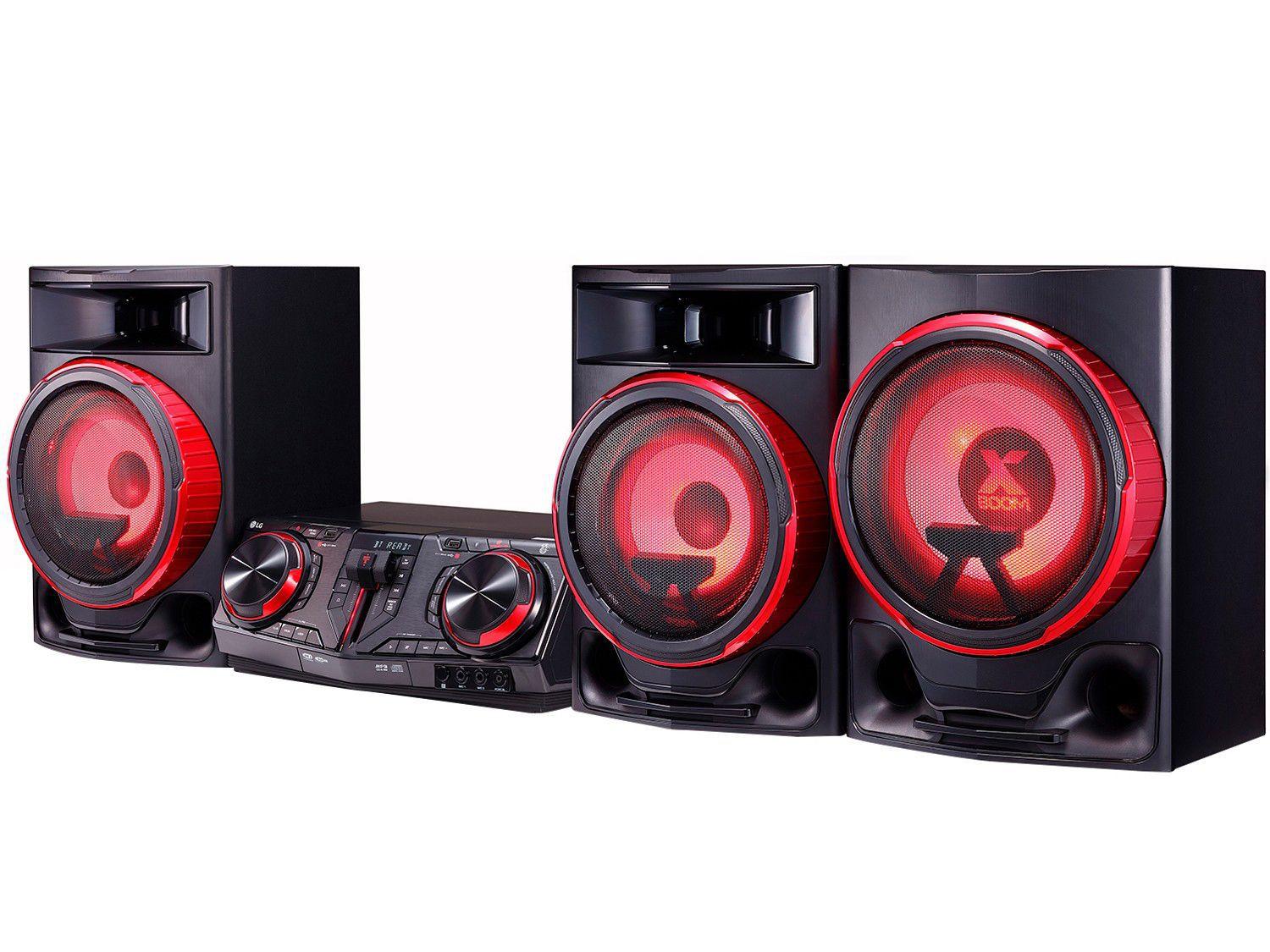 Mini System LG Bluetooth Dual USB MP3 CD Player - Rádio AM/FM 2250W ...