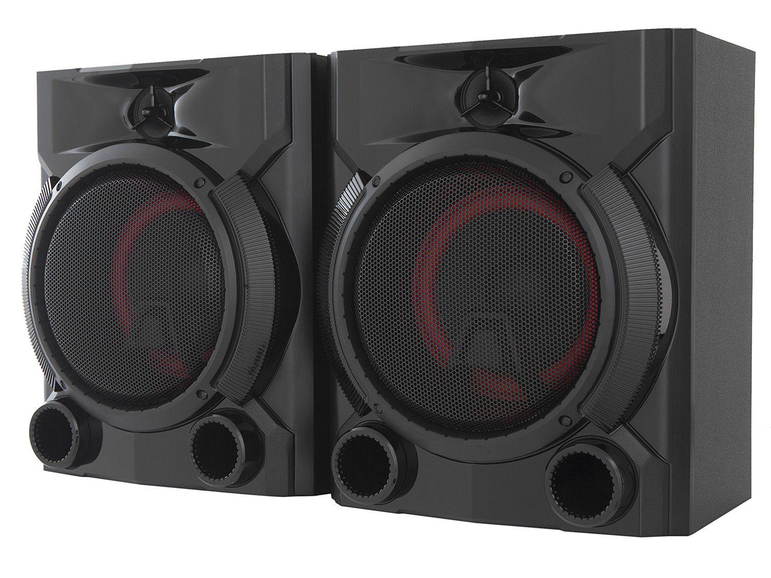 Mini System LG Bluetooth Dual USB MP3 CD Player - Rádio AM/FM 810W ...