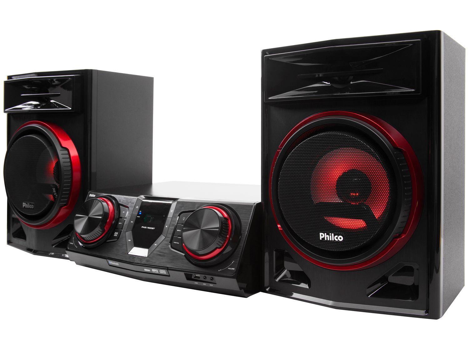 Mini System Philco Bluetooth 1900W CD Player - FM USB PHS1900BT - Mini ...