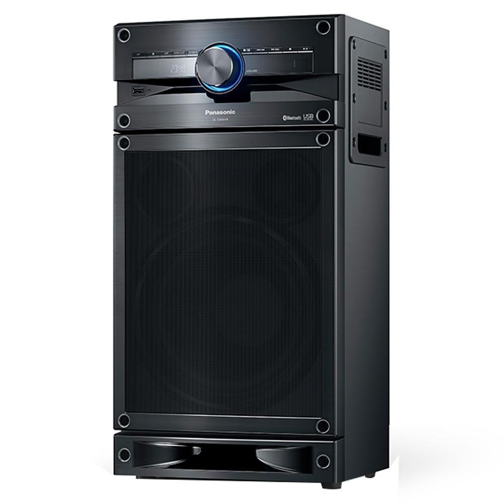 Mini System SC-CMAX4LB-K, com Bluetooth, 1 USB, D-Bass Beat, Função ...