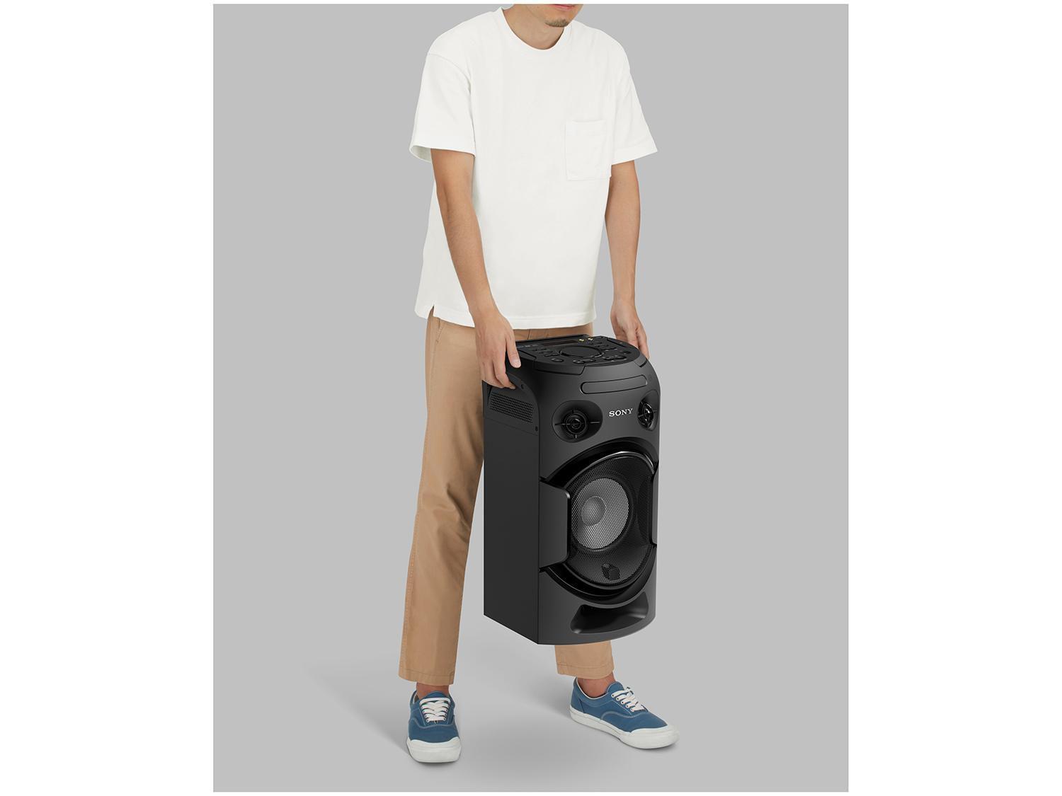 Mini System Sony Bluetooth DVD USB MP3 CD Player - Rádio AM/FM 500W 1 ...