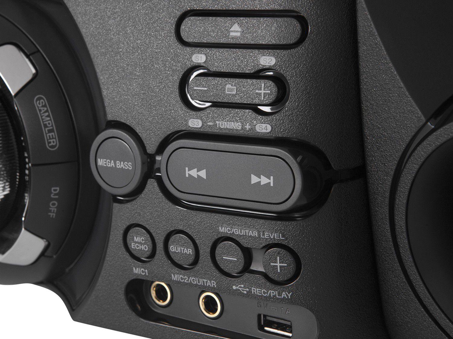 Mini System Sony Bluetooth DVD USB MP3 CD Player - Rádio FM 2150W 2 ...