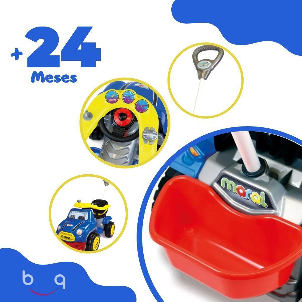 Mini veiculo de passeio sport car azul com painel didatico - MARAL ...