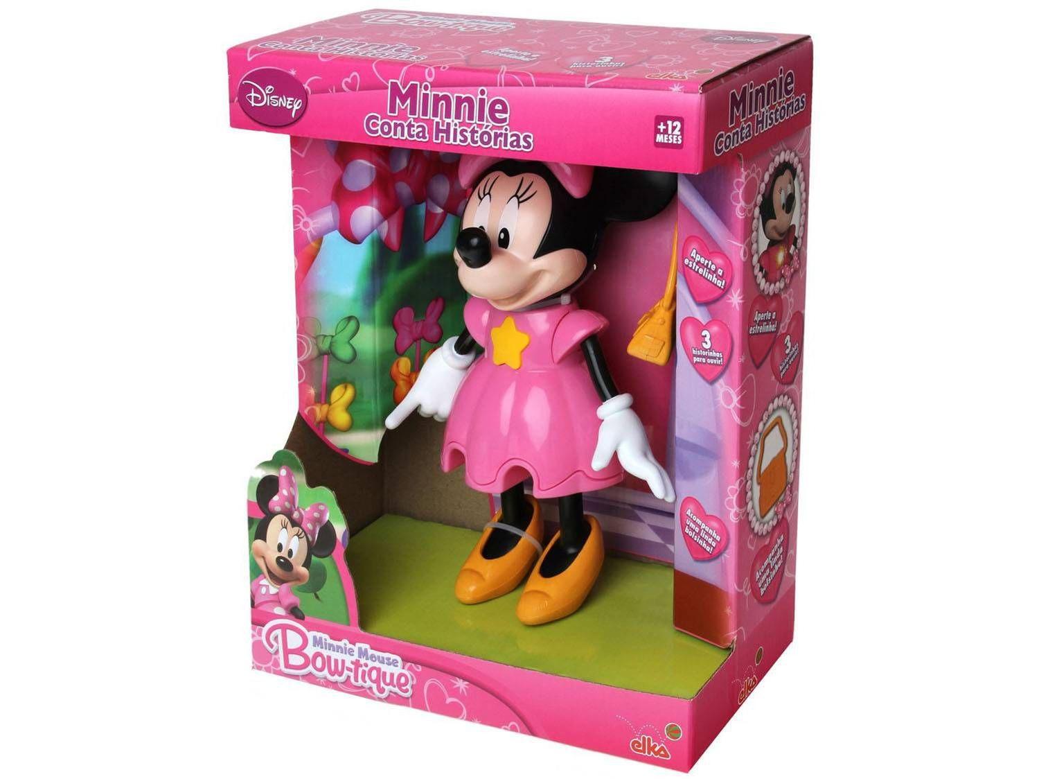 Minnie Mouse Conta Histórias - Elka - Bonecas - Magazine Luiza