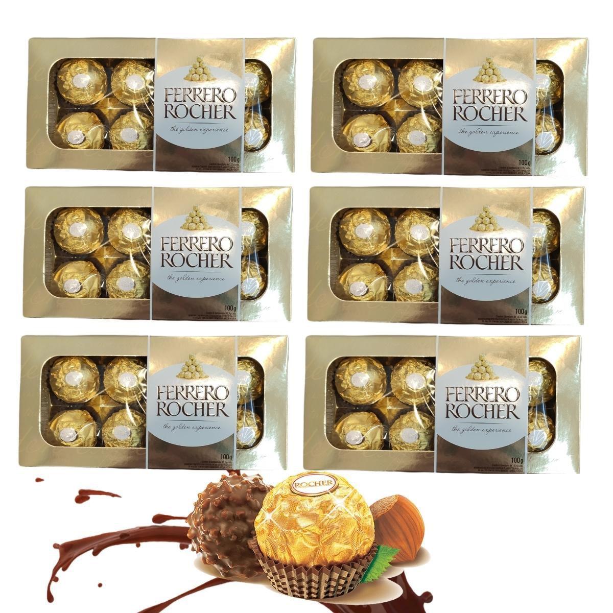 Mix de Chocolates Ferrero Rocher Sabor Avelã 600g - Ferrero Rocher e ...