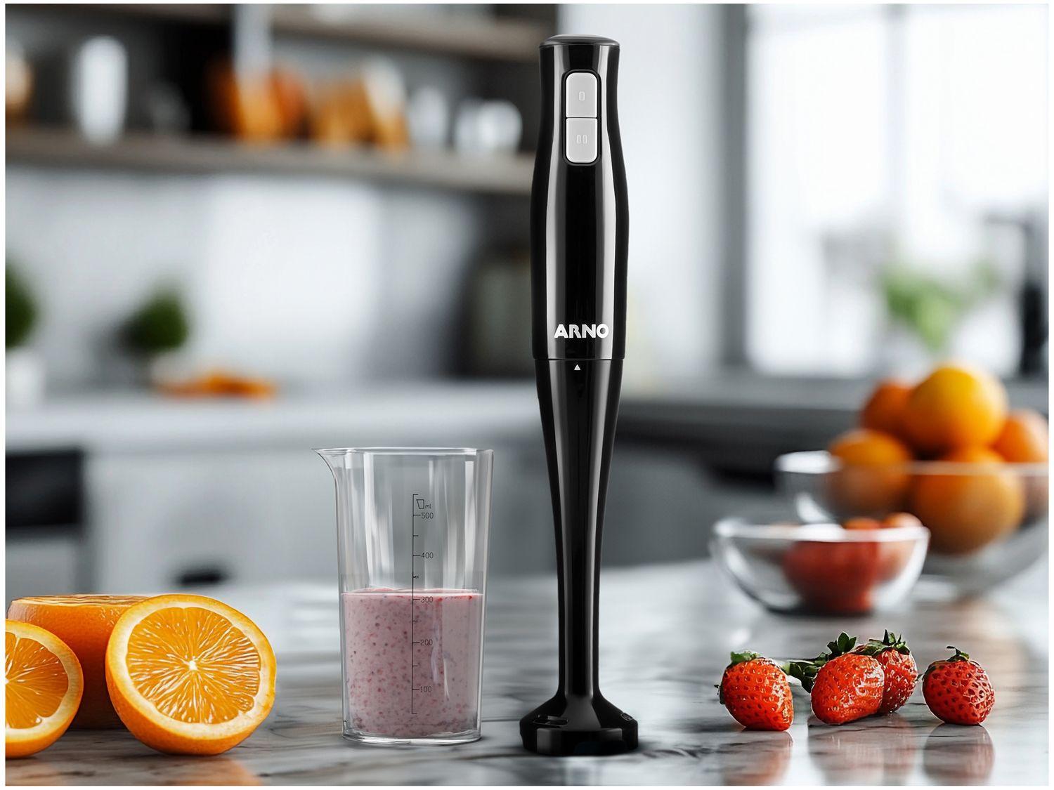 Mixer Arno Preto 200W Turbomix Duo MX21 2 Velocidades