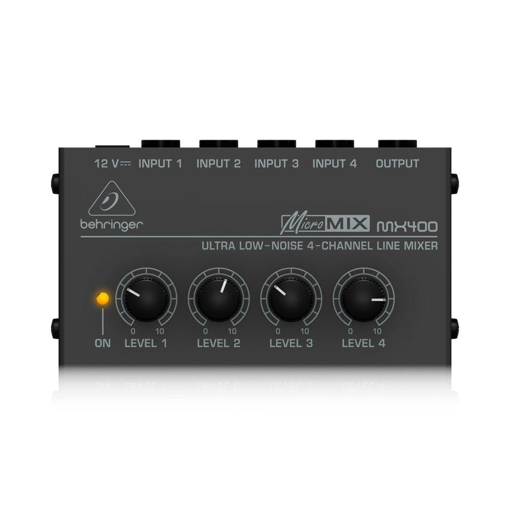 Mixer behringer mx400 4 canais 12v - Mesa de Som / Mixer - Magazine Luiza