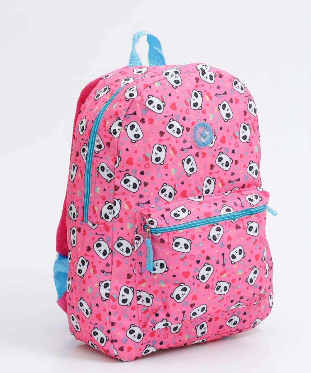 Mochila Feminina Estampa Panda Clio - Mochilas e Pastas - Magazine Luiza