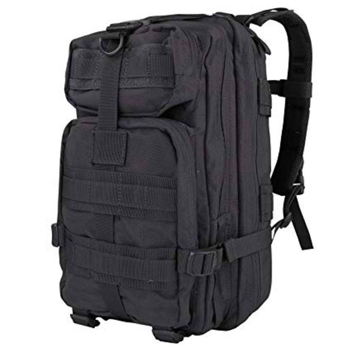 Mochila Tática Militar 800D Sistema Molle 30L Preta - Empório ...