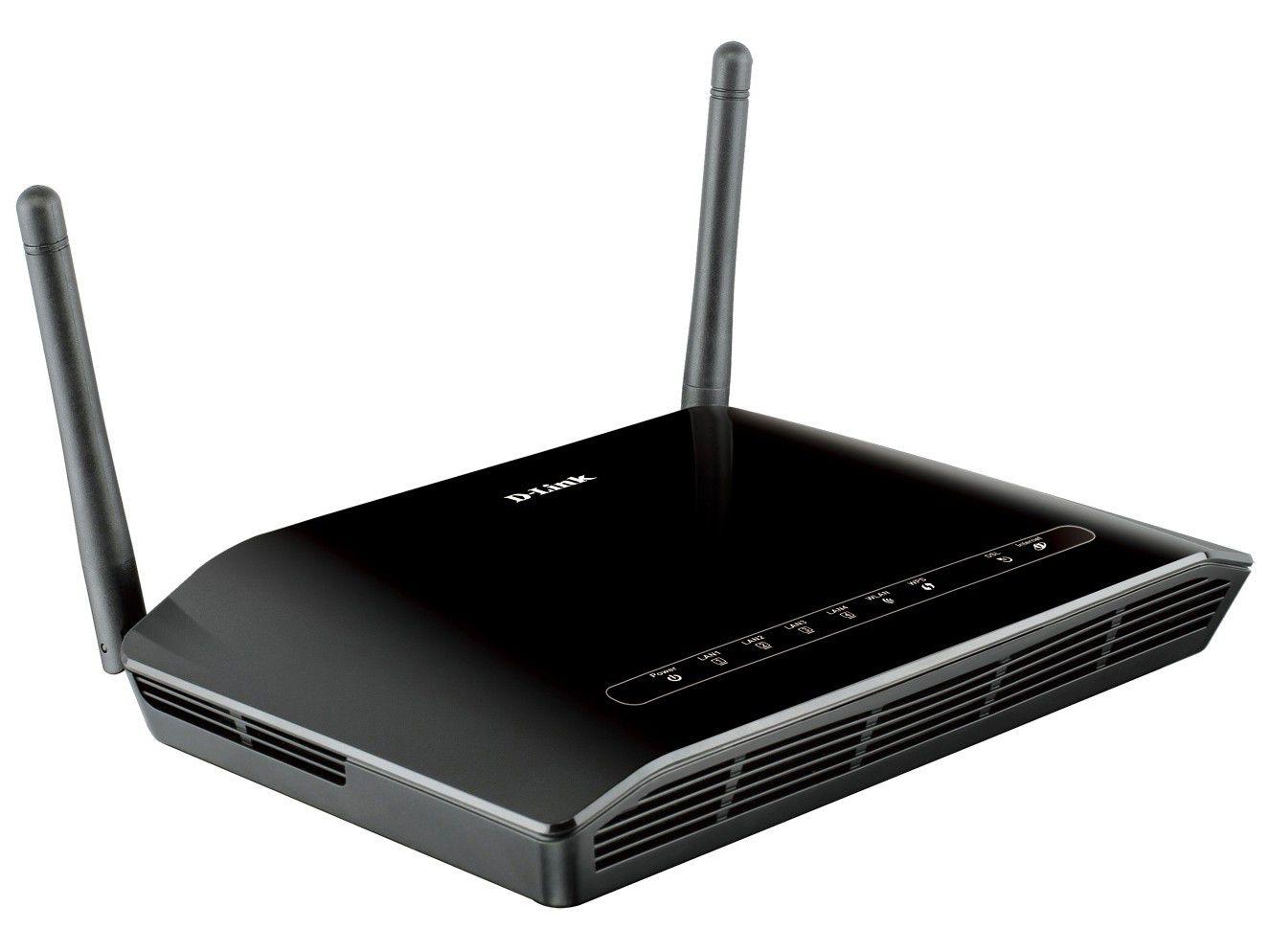 Modem Roteador Wi-Fi D-Link DSL-2740E/BR 300mbps 2 Antenas 4 Portas
