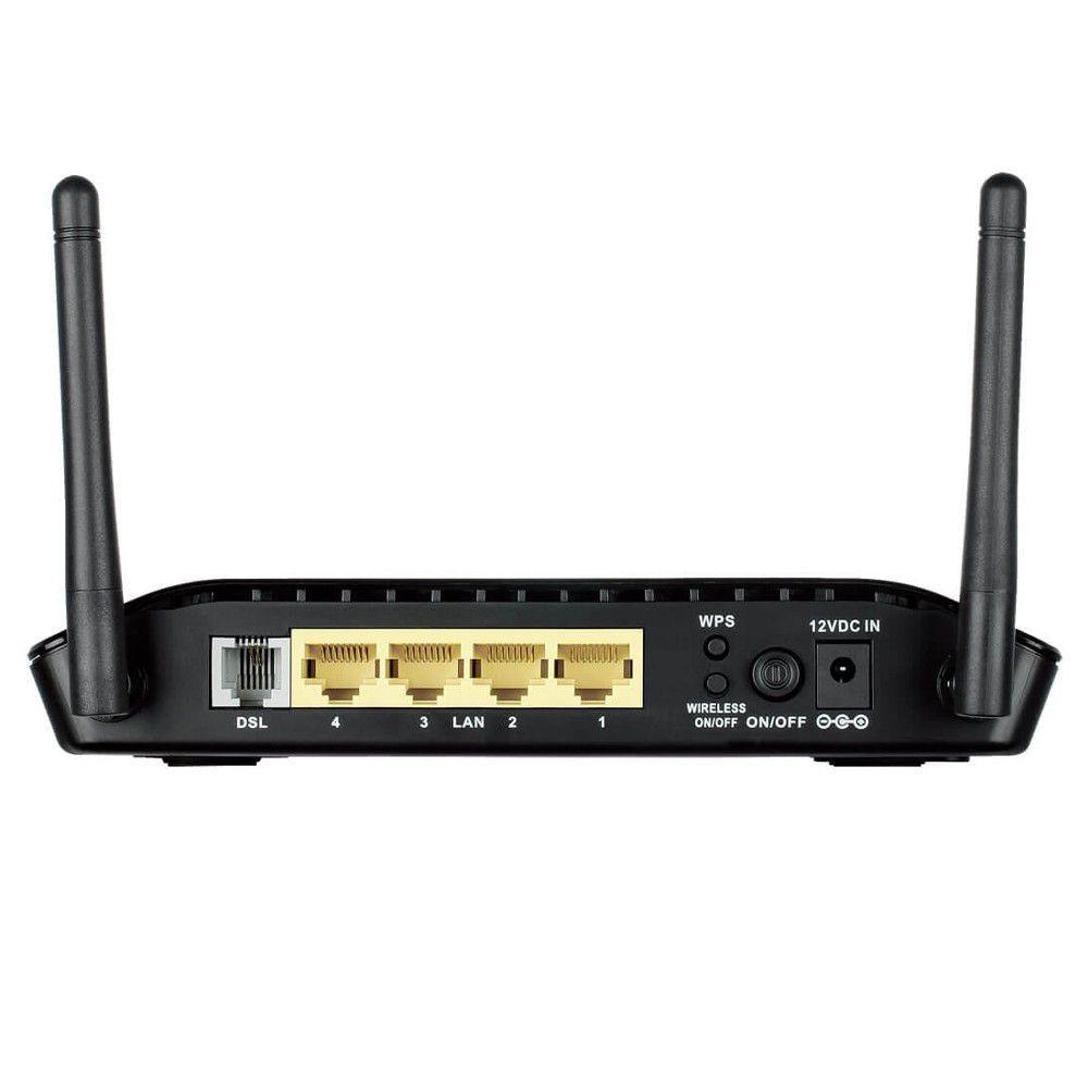 Modem Roteador Wireless Wifi Adsl 300mbps D-link Dsl-2740e - Roteador ...