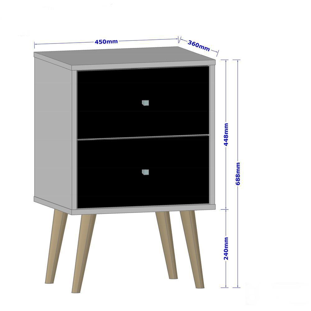 Modulo Mesa Cabeceira 450 2015 Bechara Madeira 2074959 Quarto - Móveis ...