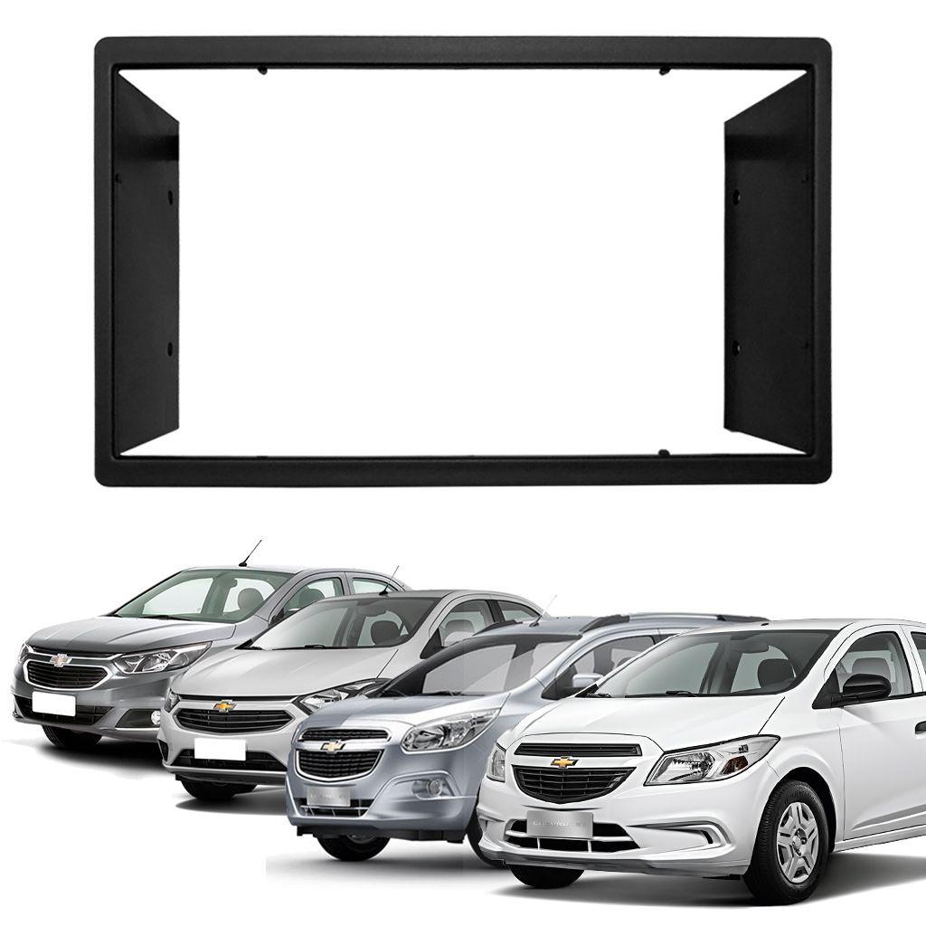 Moldura Central Painel Cobalt Onix Spin Prisma Dvd 2Din Multimídia ...