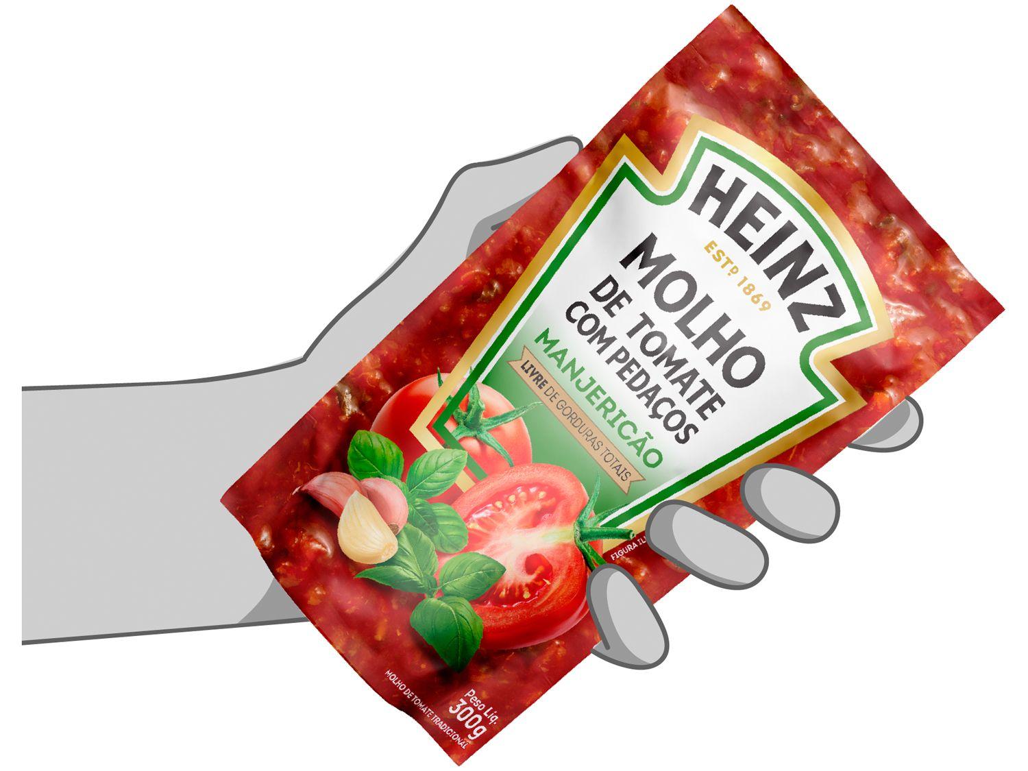 Molho de Tomate Manjericão Heinz 300g