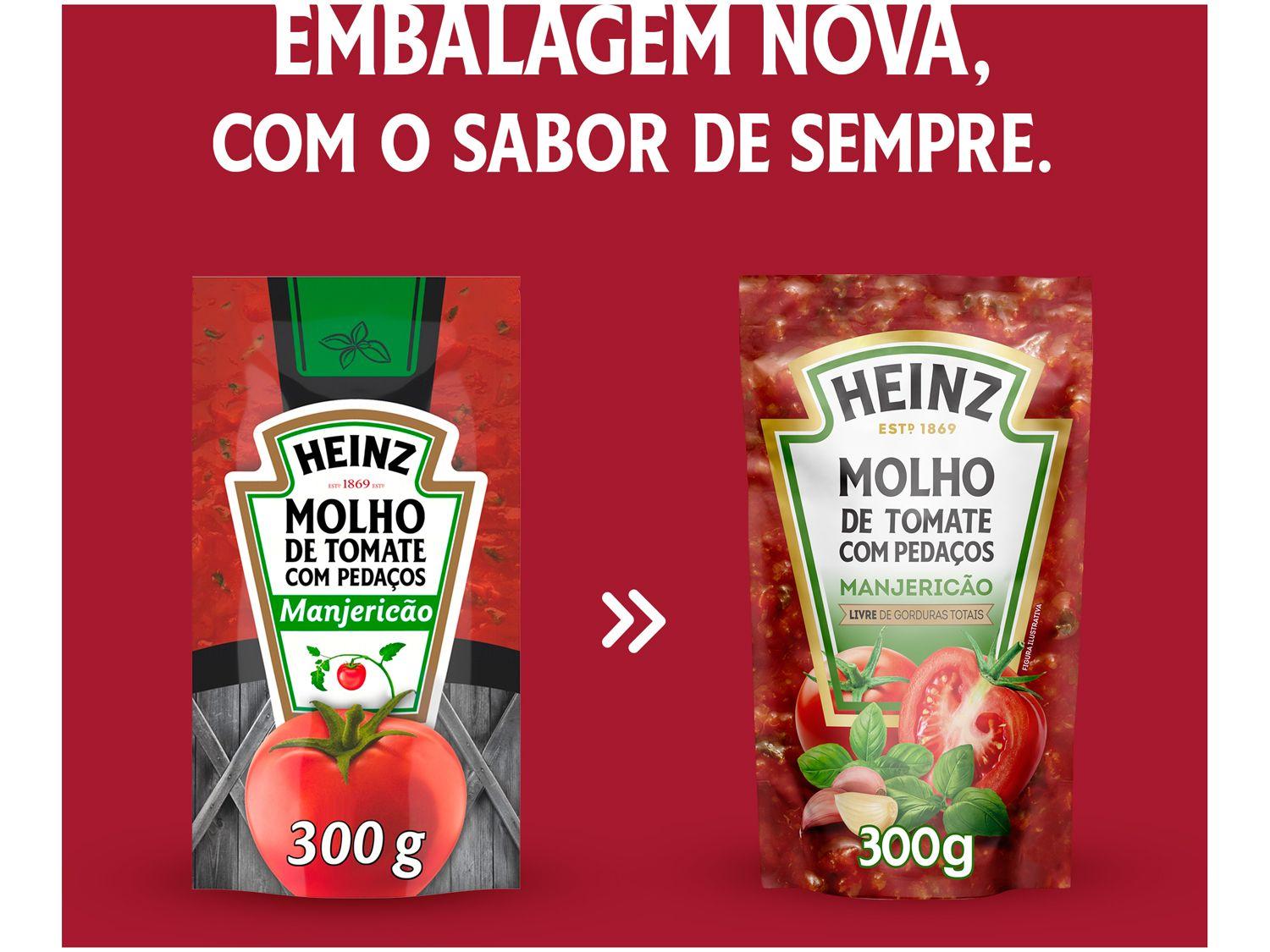 Molho de Tomate Manjericão Heinz 300g