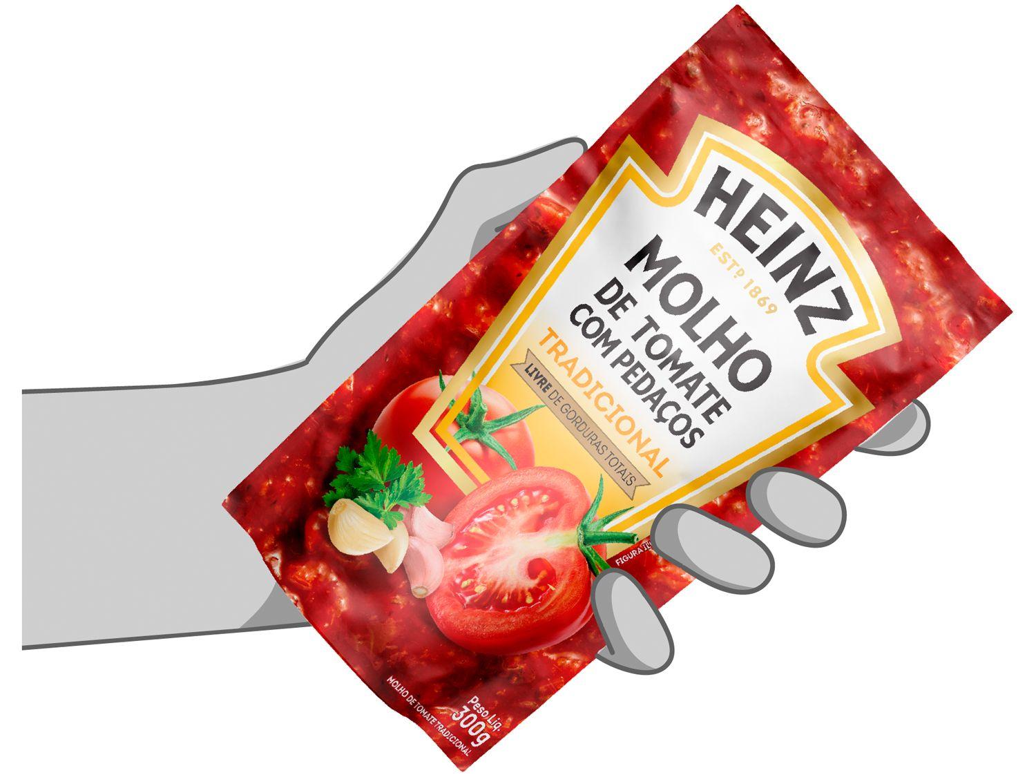 Molho de Tomate Tradicional Heinz Sachê 300g