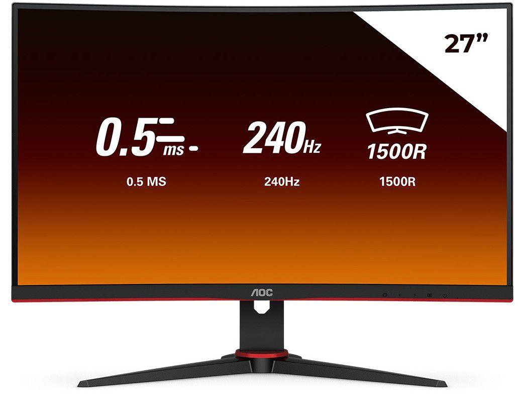 Monitor Gamer Curvo 240Hz Full HD 27” AOC Legend C27G2ZE 2 HDMI 1 ...