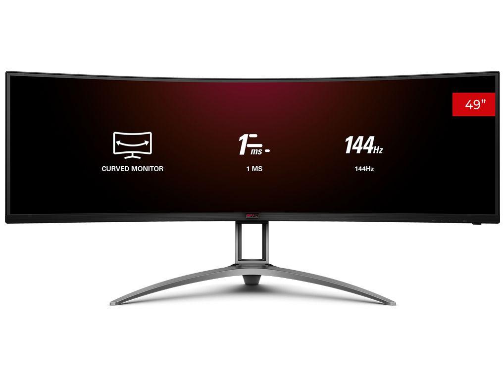 Monitor Gamer Curvo AOC Agon AG493QCX/FG 49" DFHD 144Hz 1ms 2 HDMI ...