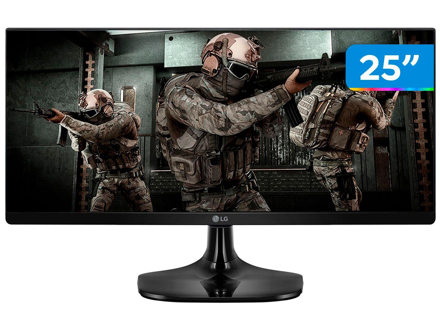 Monitor Gamer LG 25UM58G 25” LED IPS - Full HD HDMI 75Hz 1ms - Monitor ...