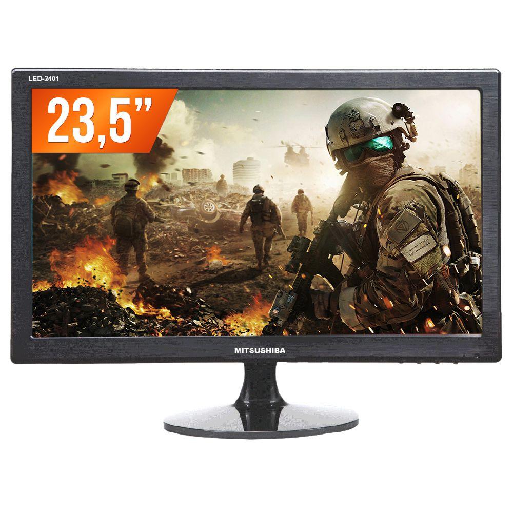 Monitor LED 23,5'' BraView Full HD HDMI Mitsushiba M2401 - Monitor para ...