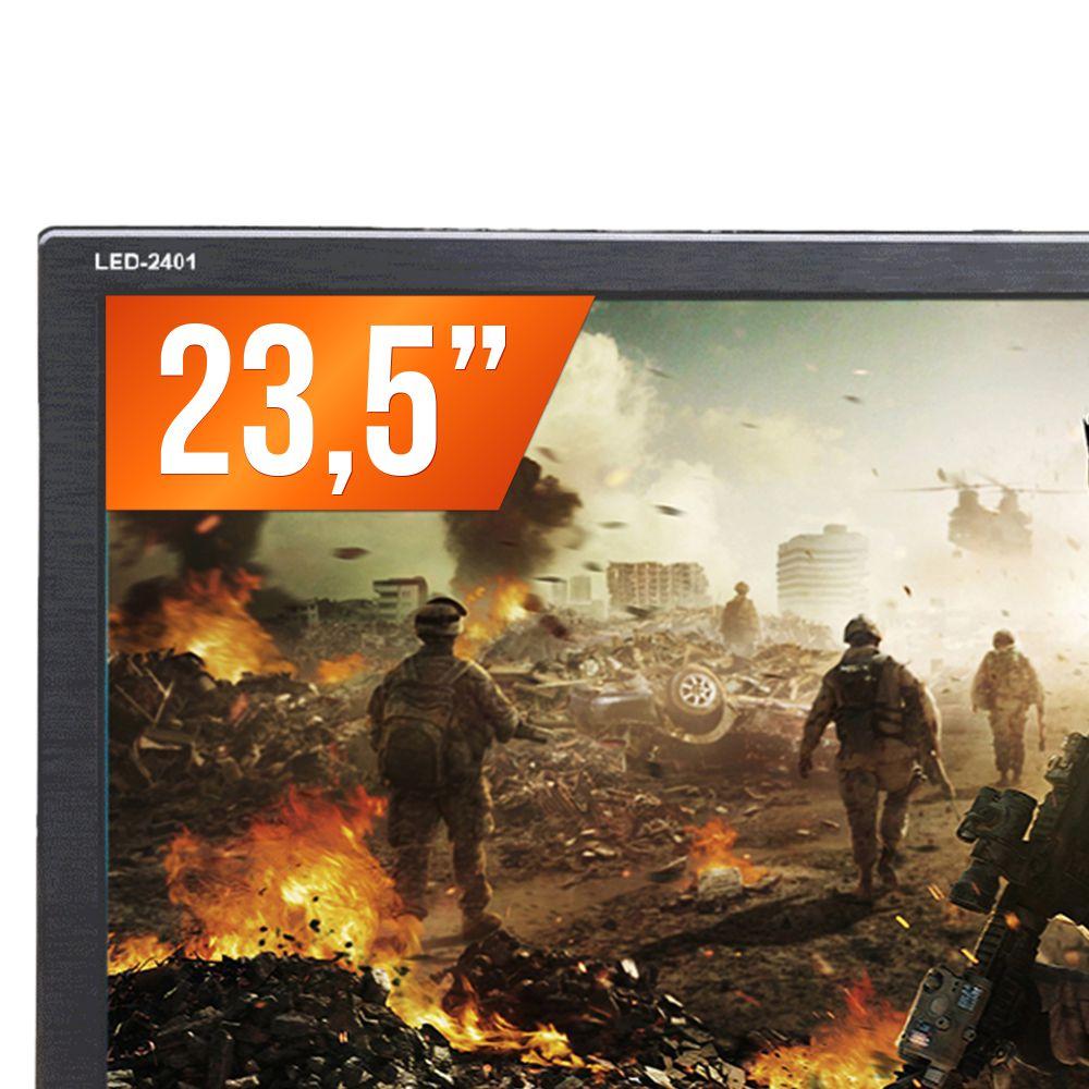 Monitor LED 23,5'' BraView Full HD HDMI Mitsushiba M2401 - Monitor para ...