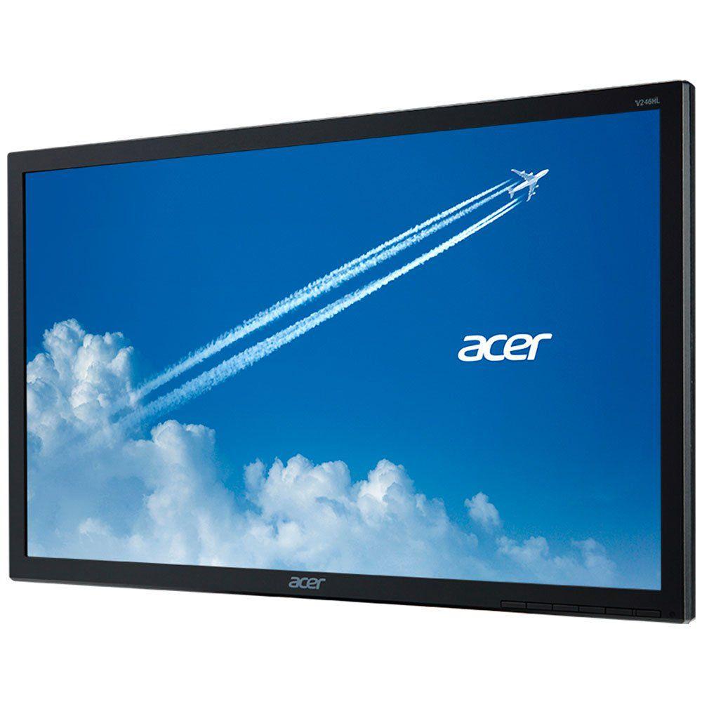 Monitor LED Acer 24 Polegadas Full HD VGA DVI V246HL - Monitor para ...