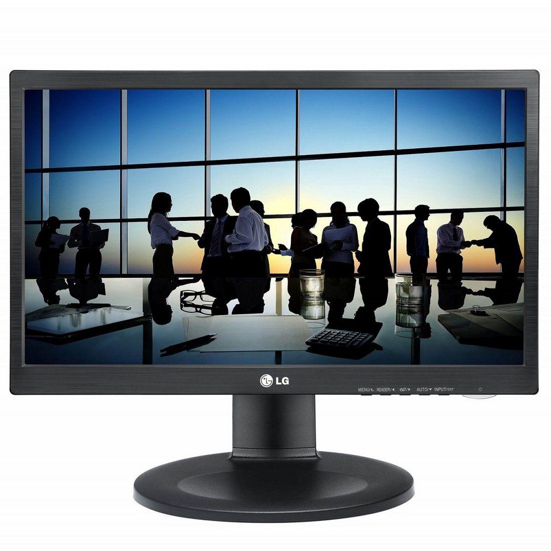 Monitor LED HD 19,5 (20 Polegadas) VGA DVI Pivot Altura Inclinação ...