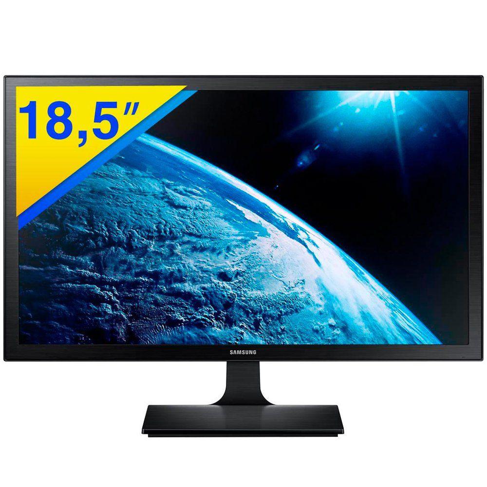 Monitor LED Samsung 18.5 Polegadas Widescreen HDMID-SUB - S19E310 ...