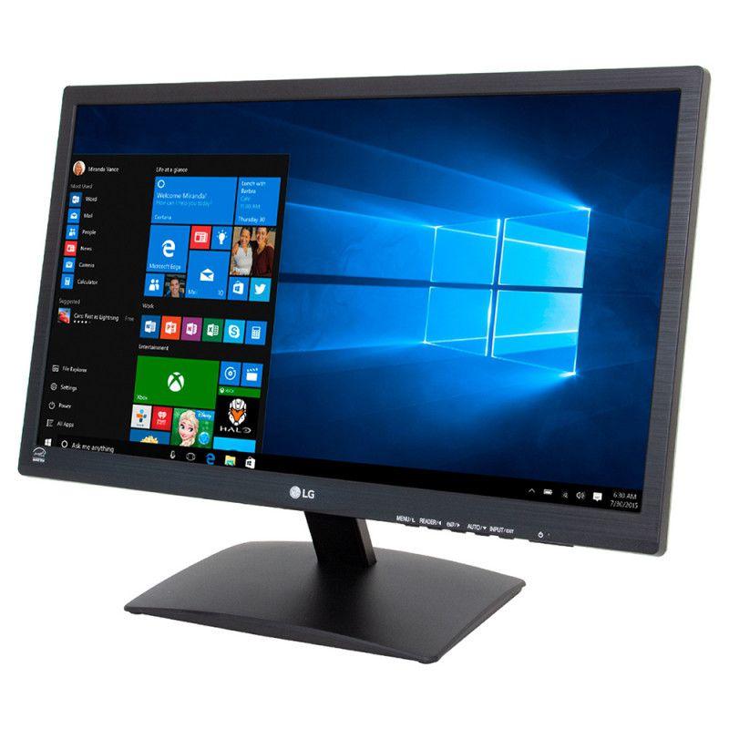 Monitor LG LED 21,5 (22 Polegadas) IPS Full HD 1920x1080 VGA HDMI DVI ...