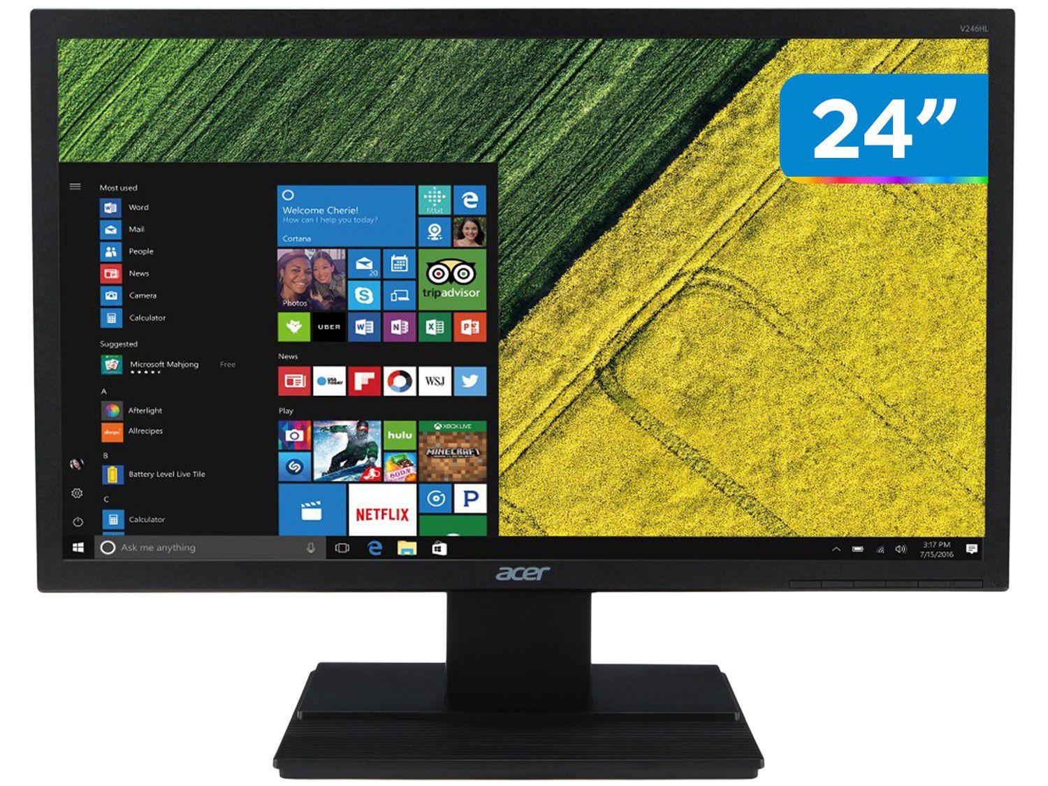 Monitor para PC Acer V246HL 24” LED Full HD - HDMI VGA TN - Monitor ...