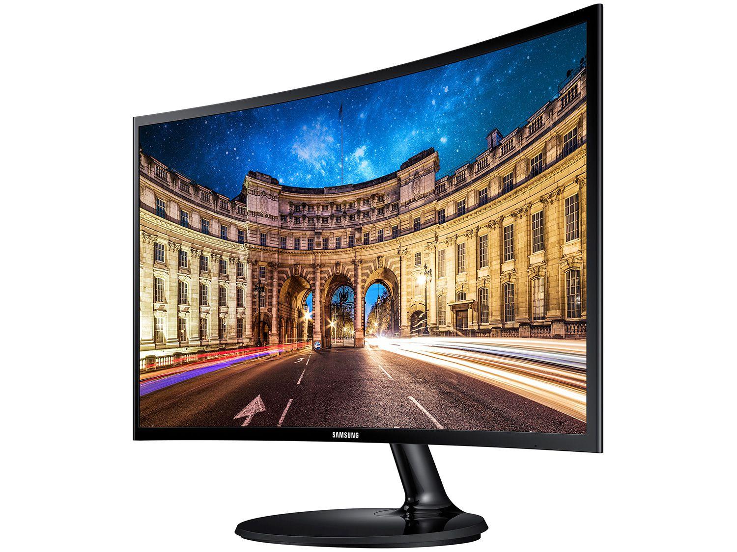 Monitor para PC Full HD Samsung LED Curvo 24” - C24F390F - Monitor para ...