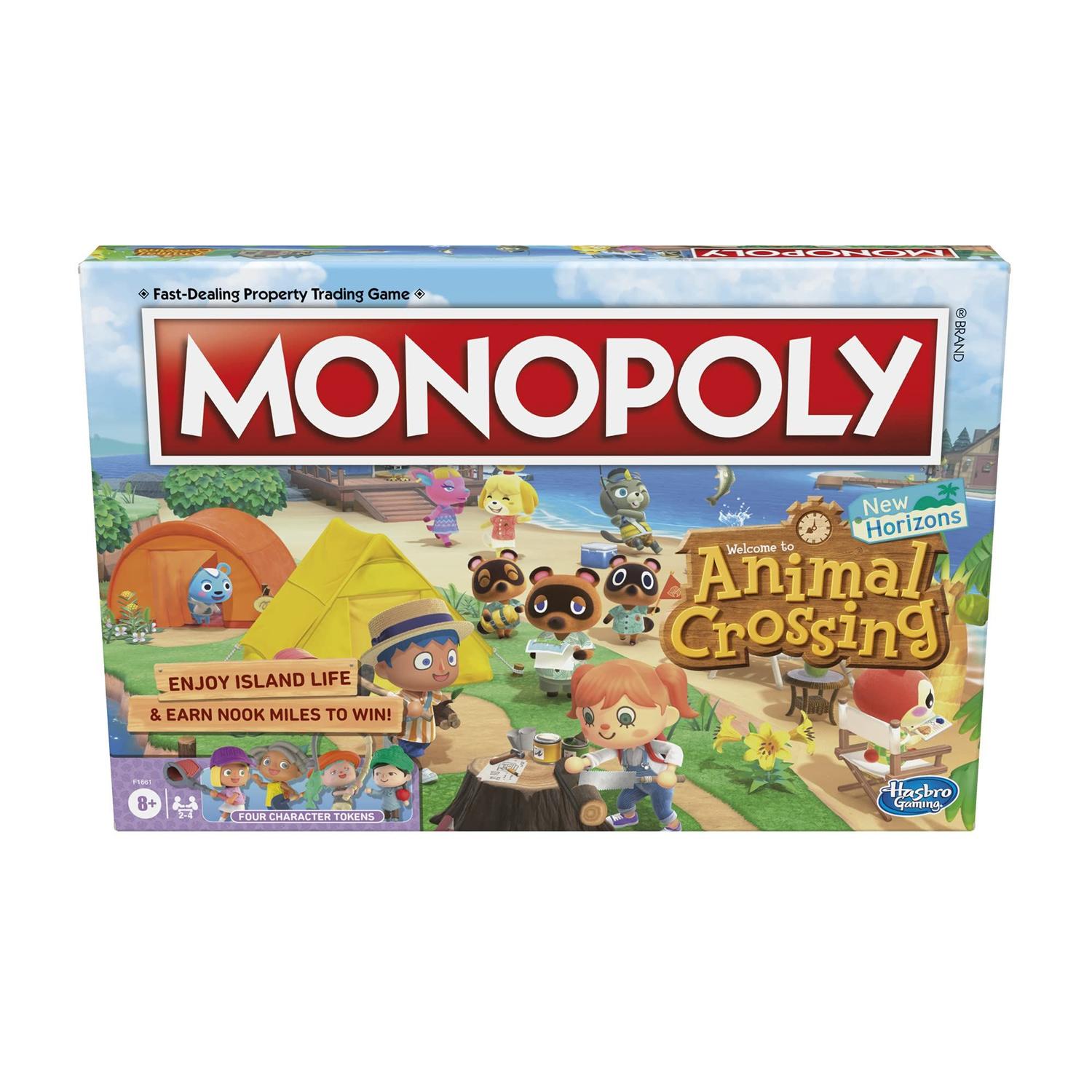 MONOPOLY Animal Crossing New Horizons Edition Board Game for Kids Ages 8 and Up Jogo divertido para jogar para 2 4 Jogadores Jogos de Tabuleiro Magazine Luiza