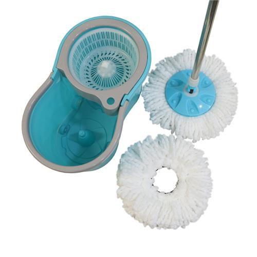 Mop Giratório Azul + Refil Extra - Prizi - Mop - Magazine Luiza